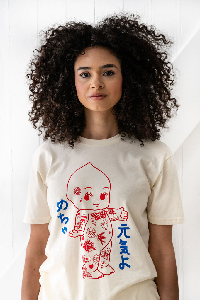 Little Ink- Cream Unisex Tee | YARROW GOODS