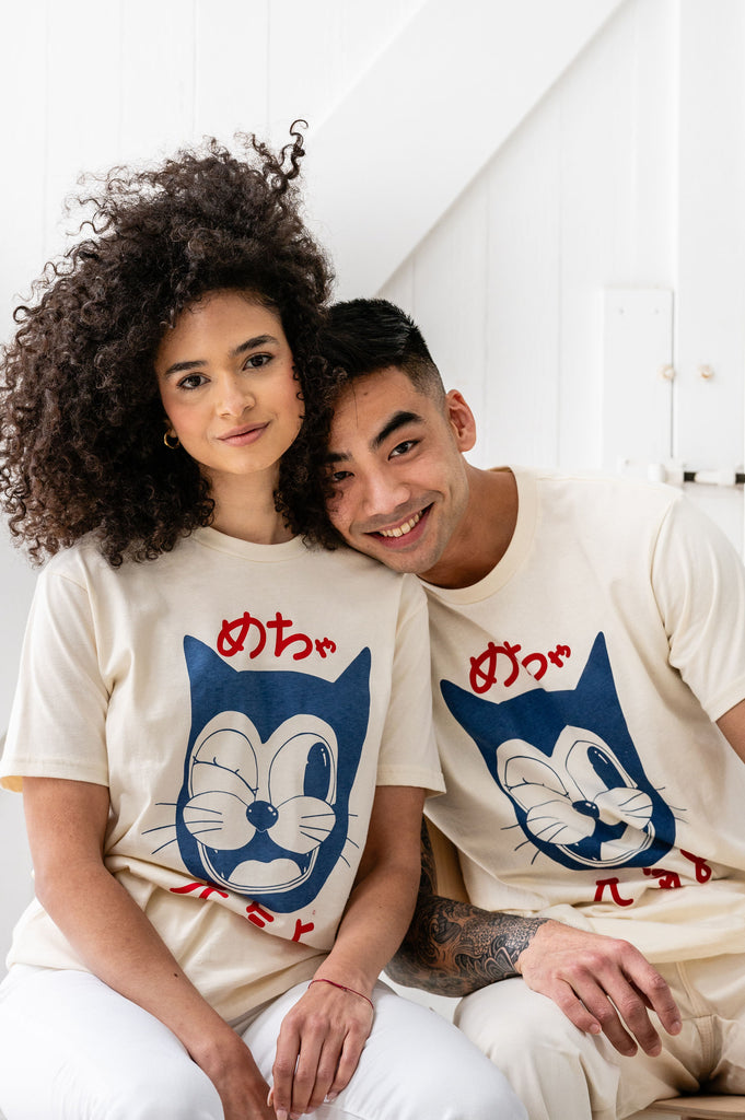 "Doin' Great" Unisex Tee - Cream Japanese Kanji Edition © | YARROW GOODS